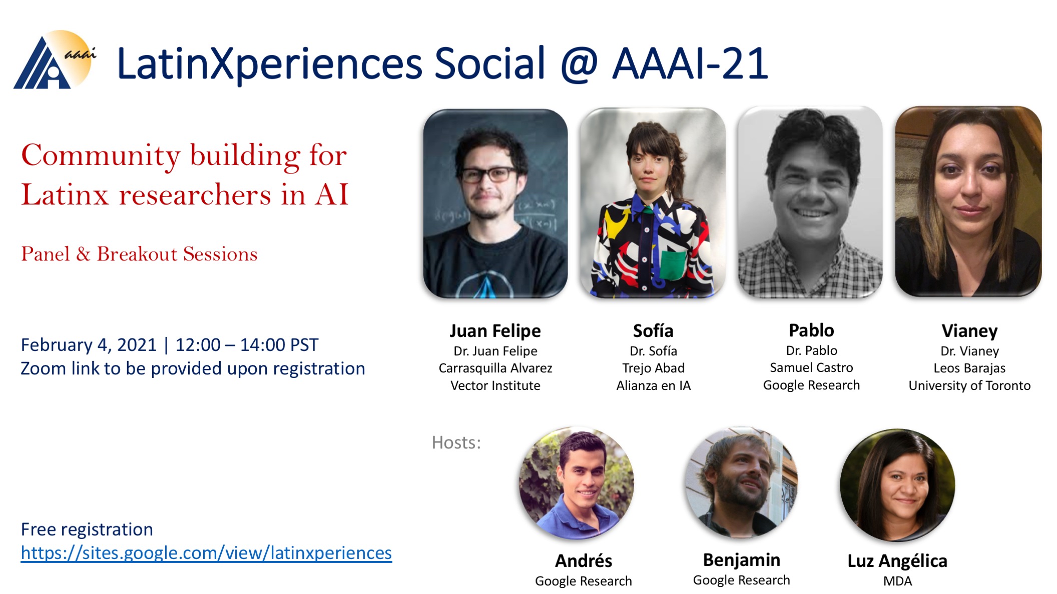 AAAI 2021: LatinXperiences Workshop | Dr. Luz Angélica Caudillo Mata